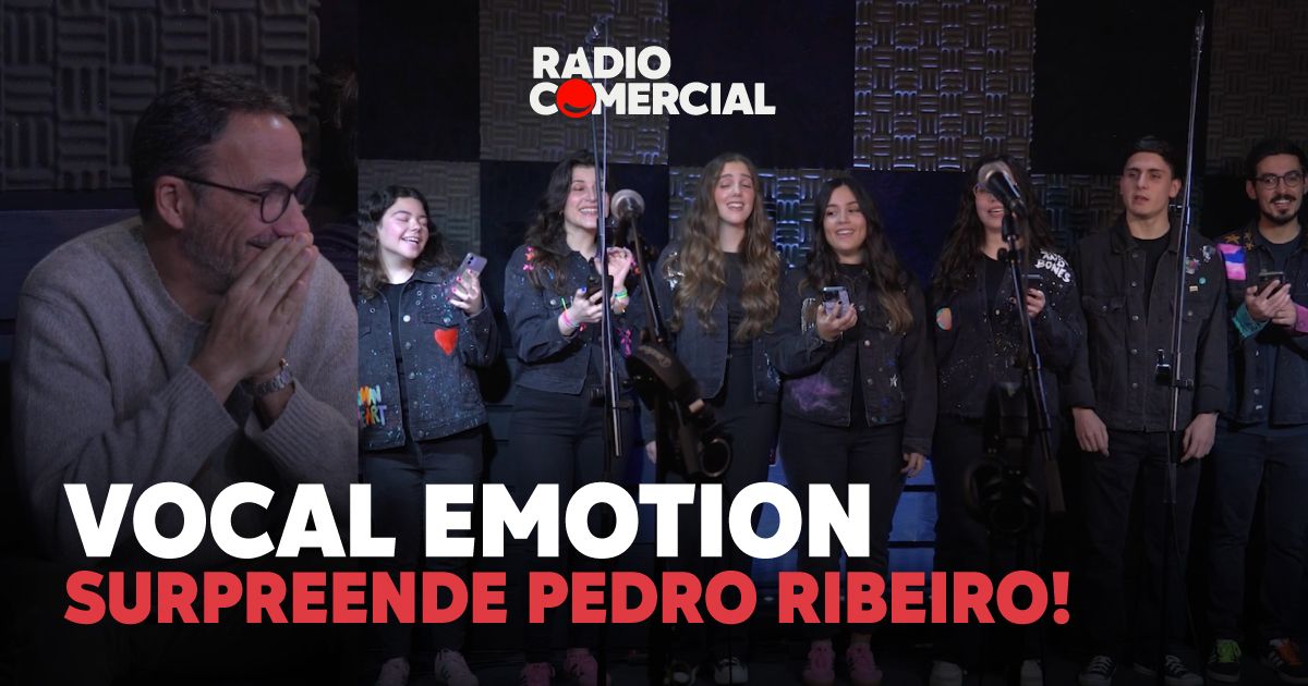Vocal Emotion surpreendem o Pedro Ribeiro ao vivo nas Manhãs da Comercial