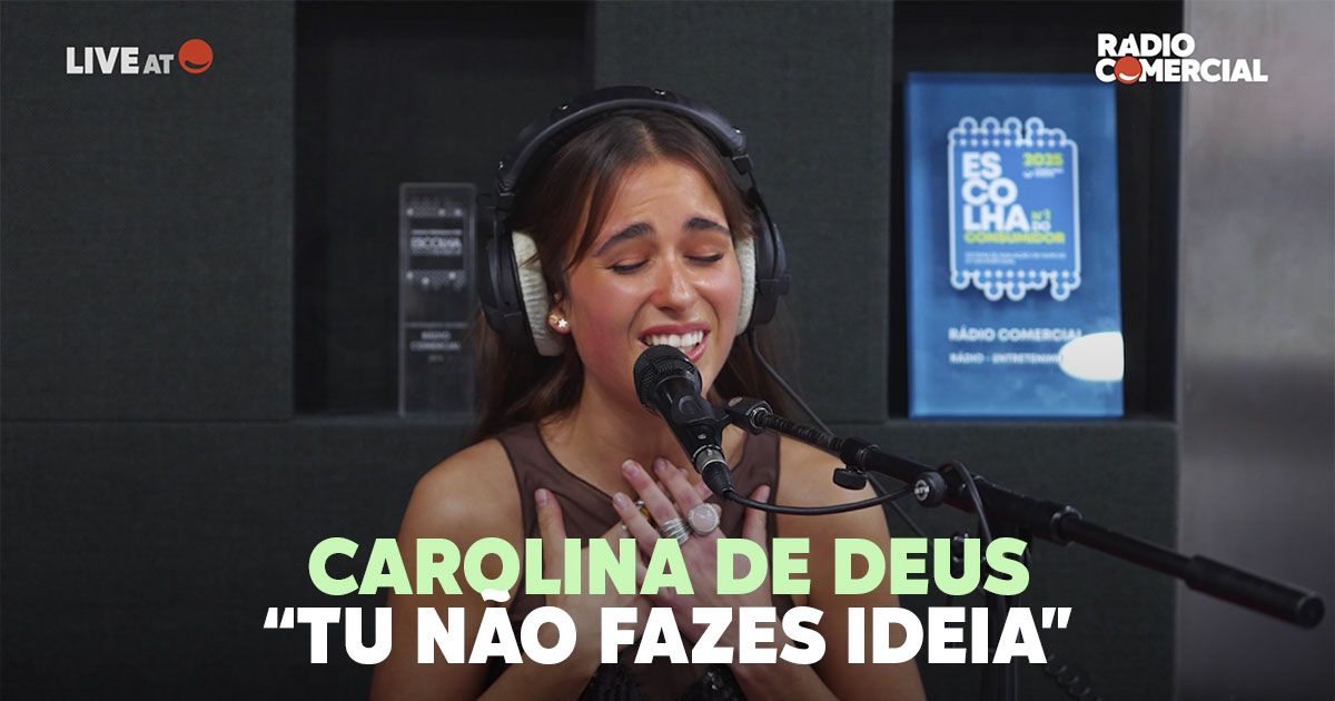 Carolina de Deus canta "Tu Não Fazes Ideia" no Já se Faz Tarde