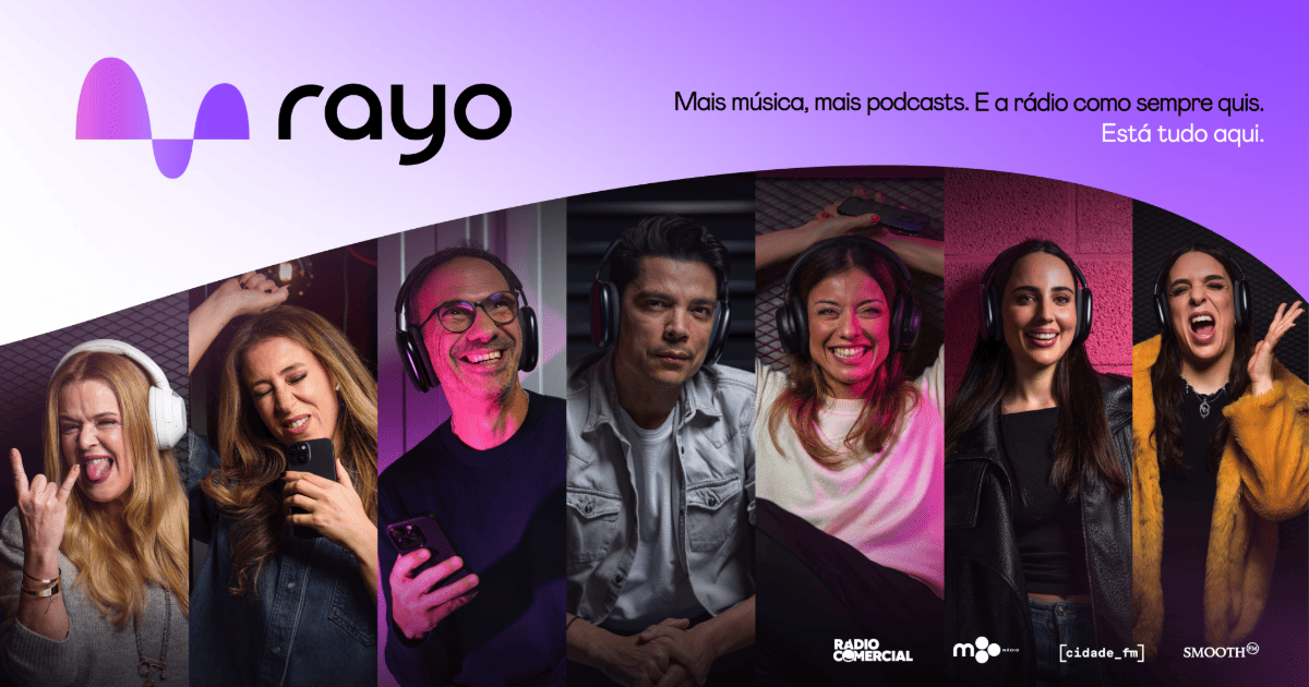 Rayo: rádio, música e podcasts numa só app